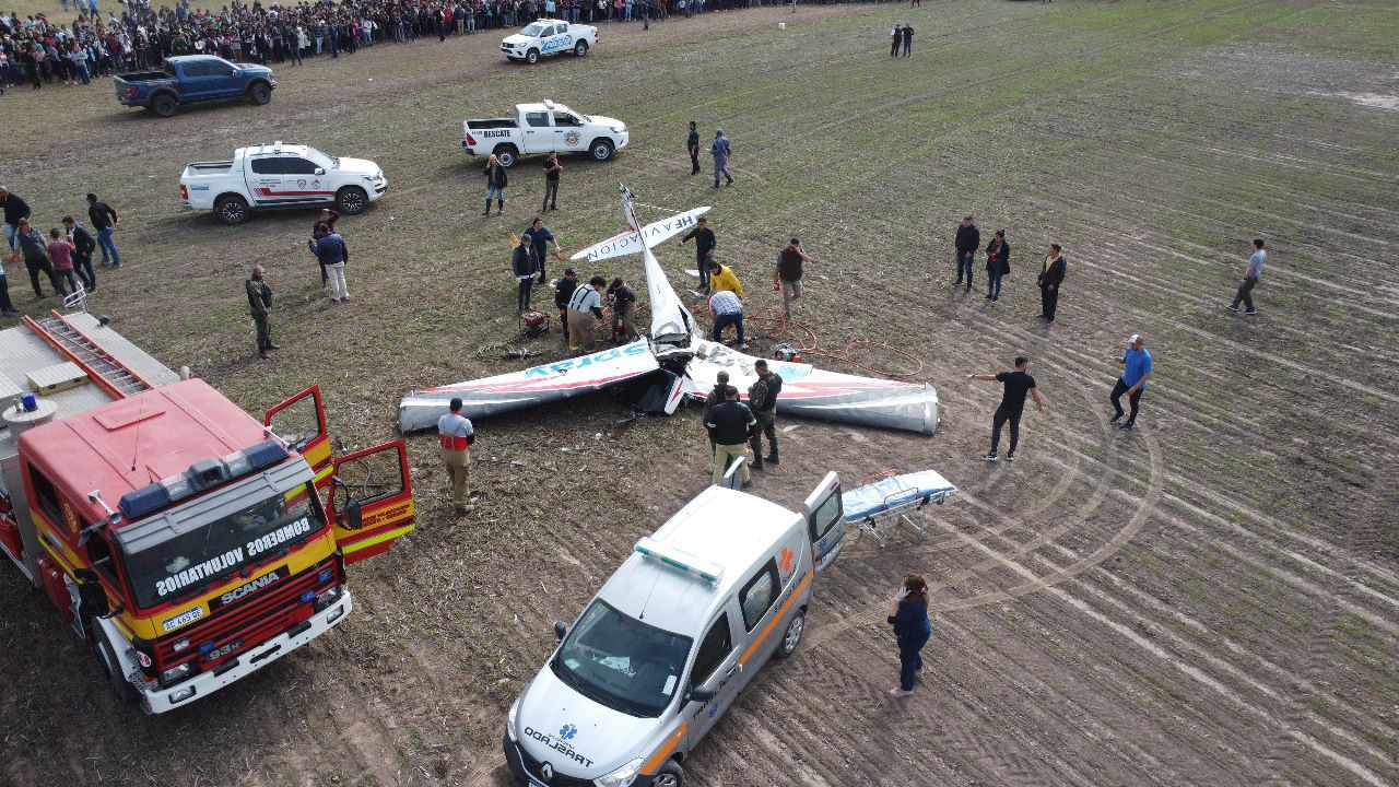 Dos muertos tras estrellarse una avioneta en AgroNEA » Reconquista.com.ar